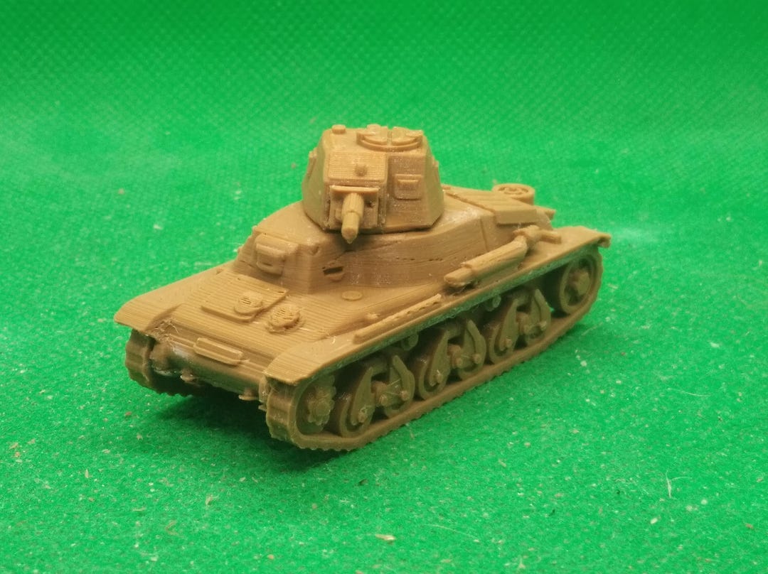 1/72 Scale French Hotchkiss H35 Light Tank With German Cupola SA38 Gun ...