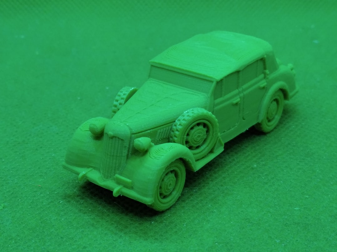 1/72 Scale Italian Alfa Romeo 6C 2500 Coloniale Staff Car, World War ...