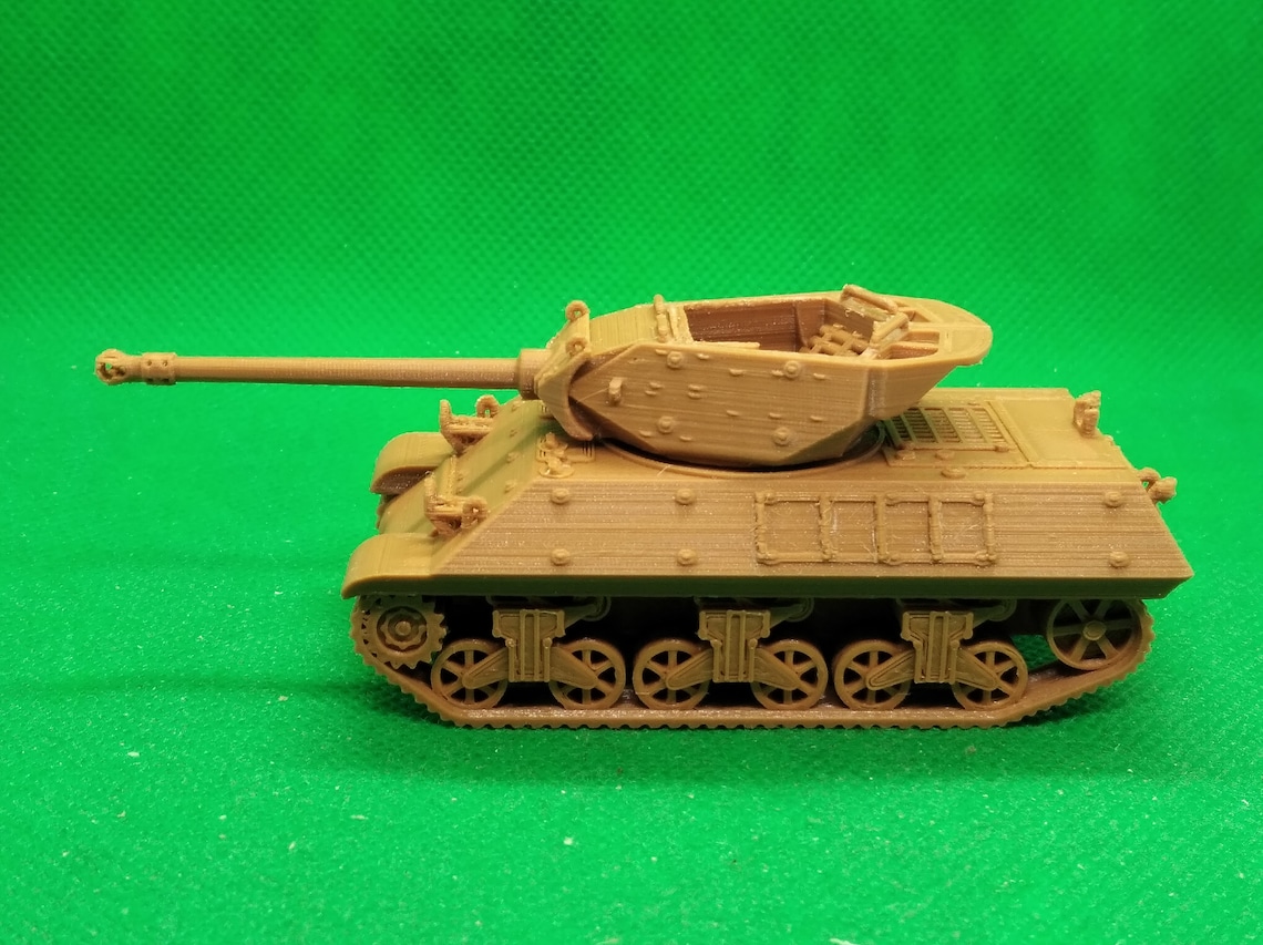 1/72 Scale British M10 Achilles Tank Destroyer 17 Pdr Armed - Etsy
