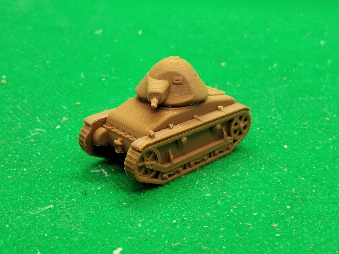 1/72 Scale French Renault DAF 1A One-man Tank Project, World War Two ...