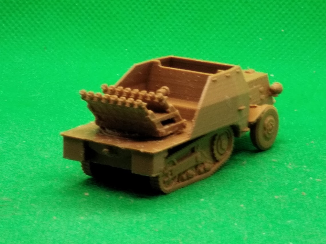 1/72 Scale German Leichter Reihenwerfer S307f Self-propelled - Etsy