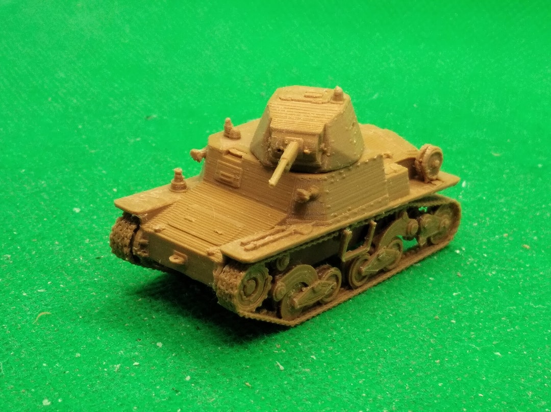 1/72 Scale Italian Fiat L6/40 Light Tank, World War Two, WW2, North ...