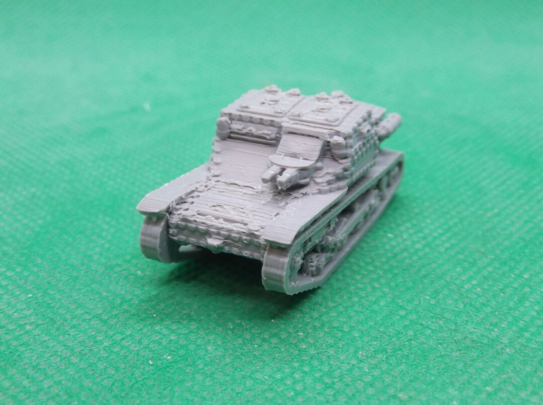 1/72 Scale Italian CV35 Tankette (breda Mounting), World War Two, WW2 ...