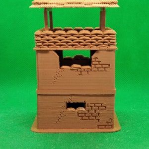 1/72 Scale Indochina Blockhouse, World War Two, WW2, Pacific Campaign ...