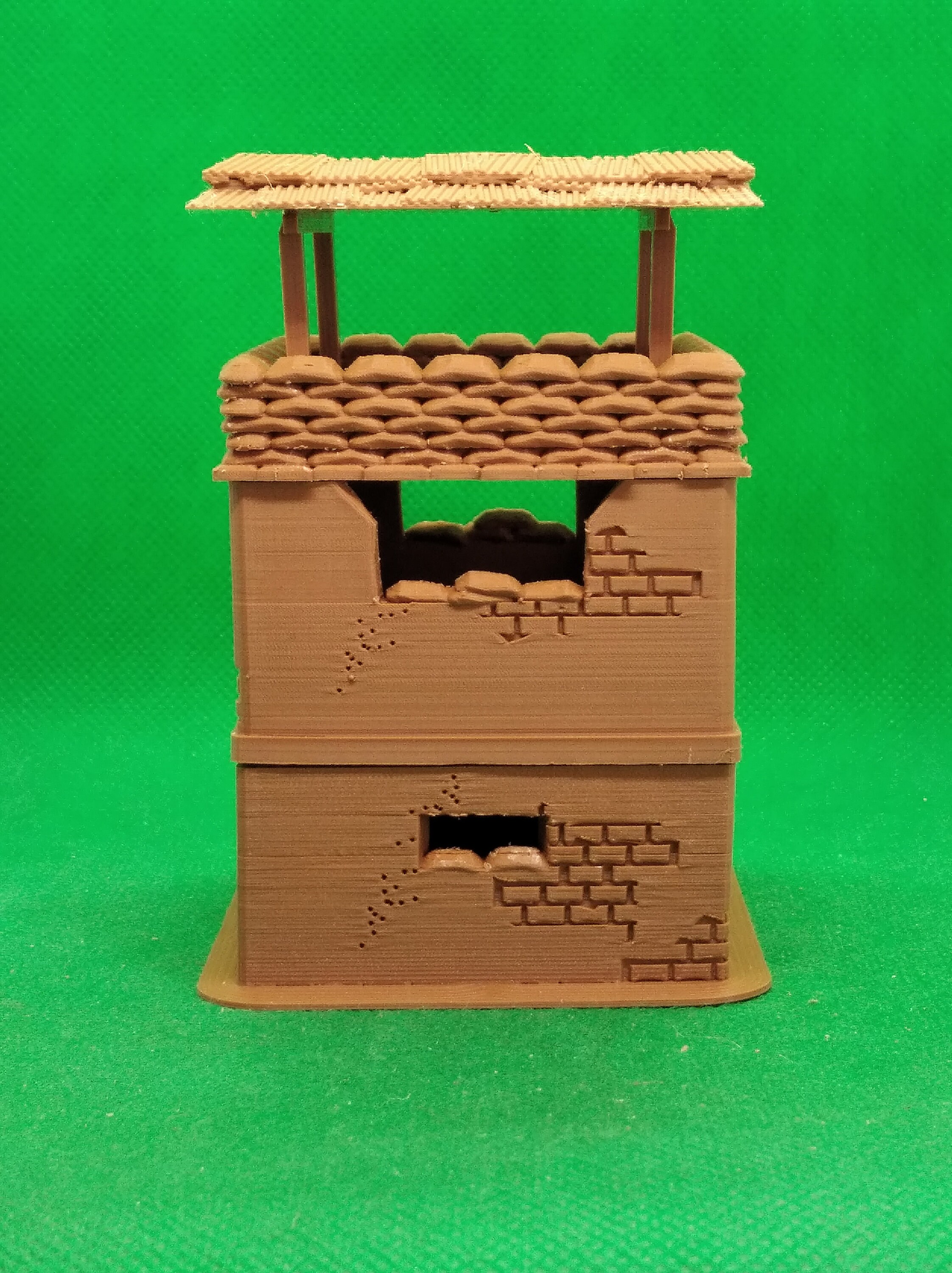 1/72 Scale Indochina Blockhouse, World War Two, WW2, Pacific Campaign ...