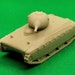 1/72 Scale French AMX 40 Cruiser Tank Prototype, World War Two, WW2 ...