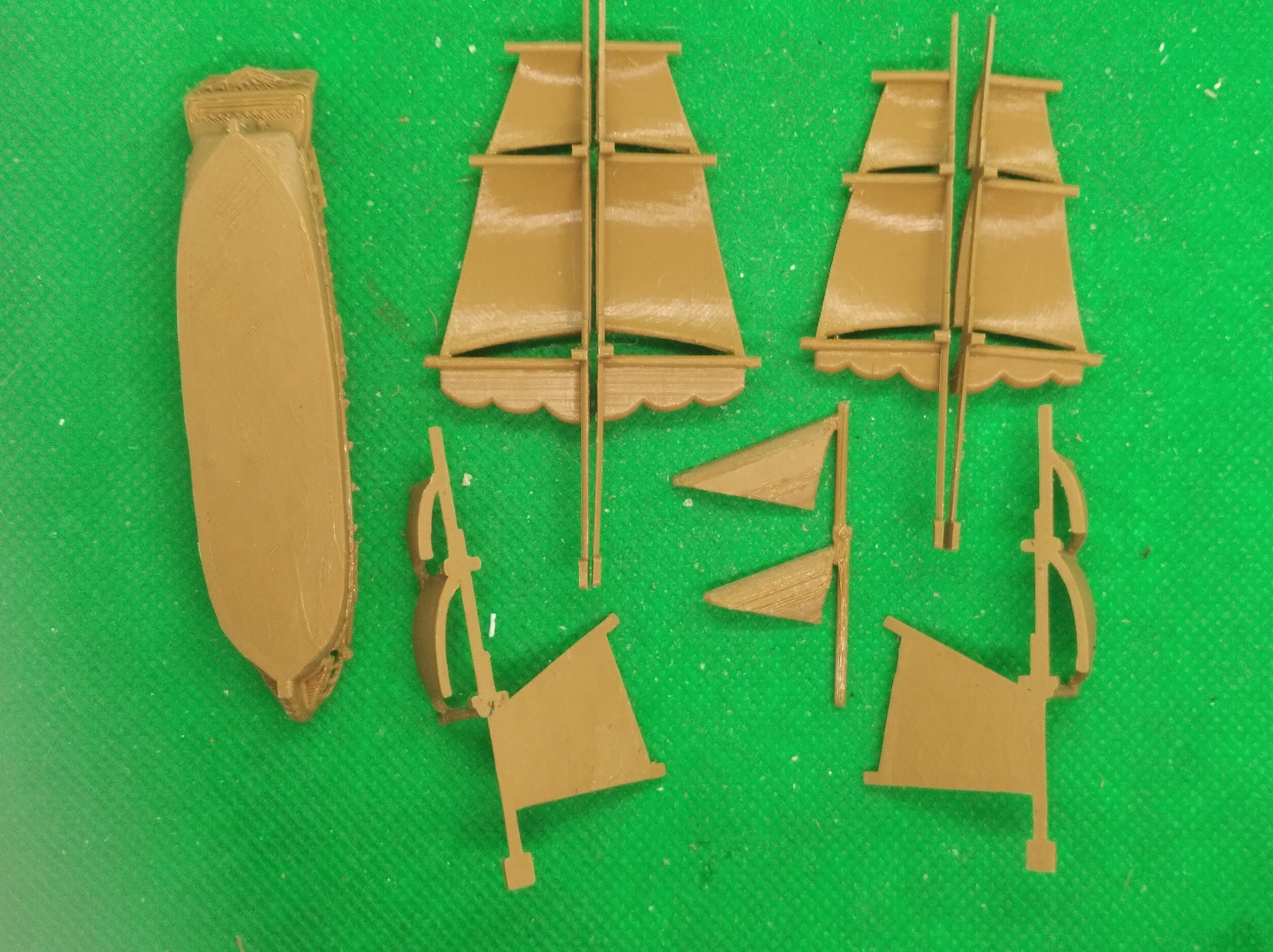 1/700 Scale Algerian Castillo Nuevo (54-gun), 4rd Rate, Suitable for ...