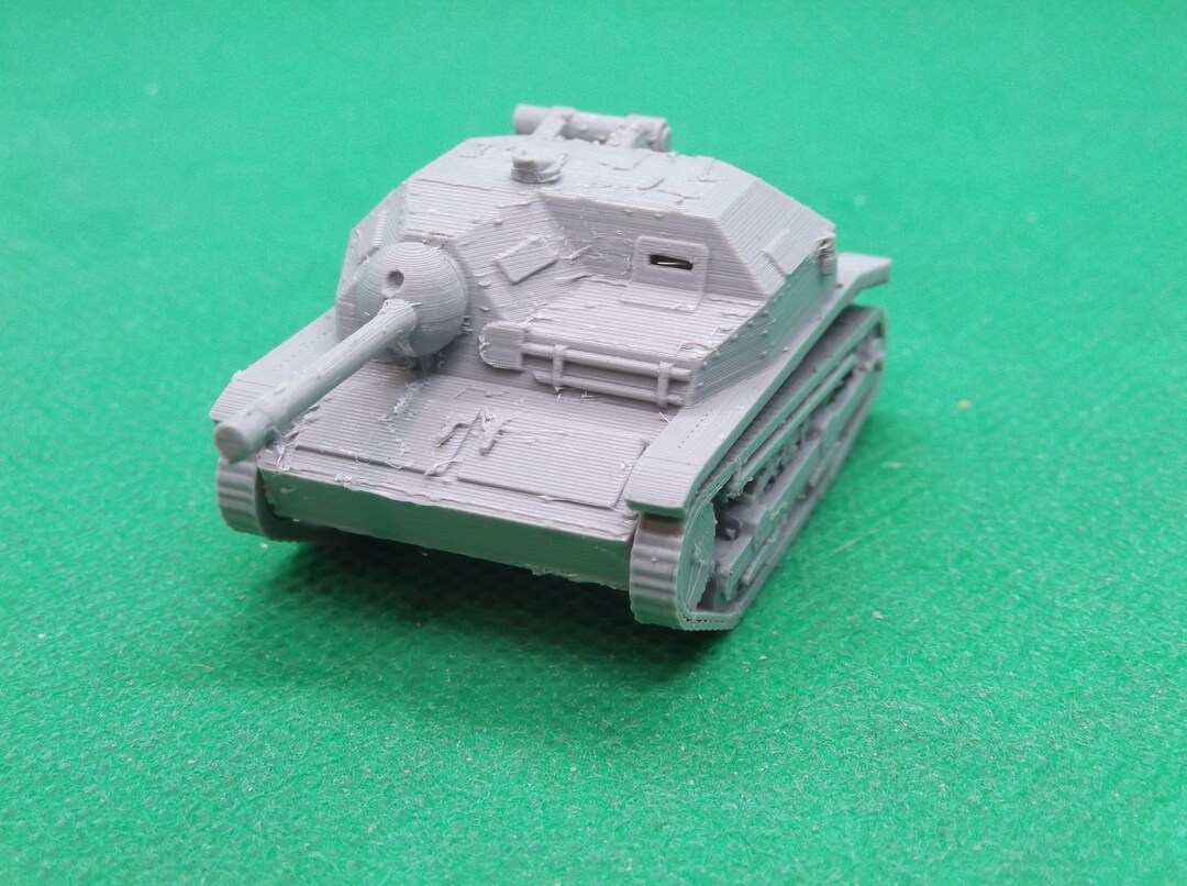 1/56 Scale Polish TKS 20 Mm Auto-canon Armed Tankette, World War Two ...