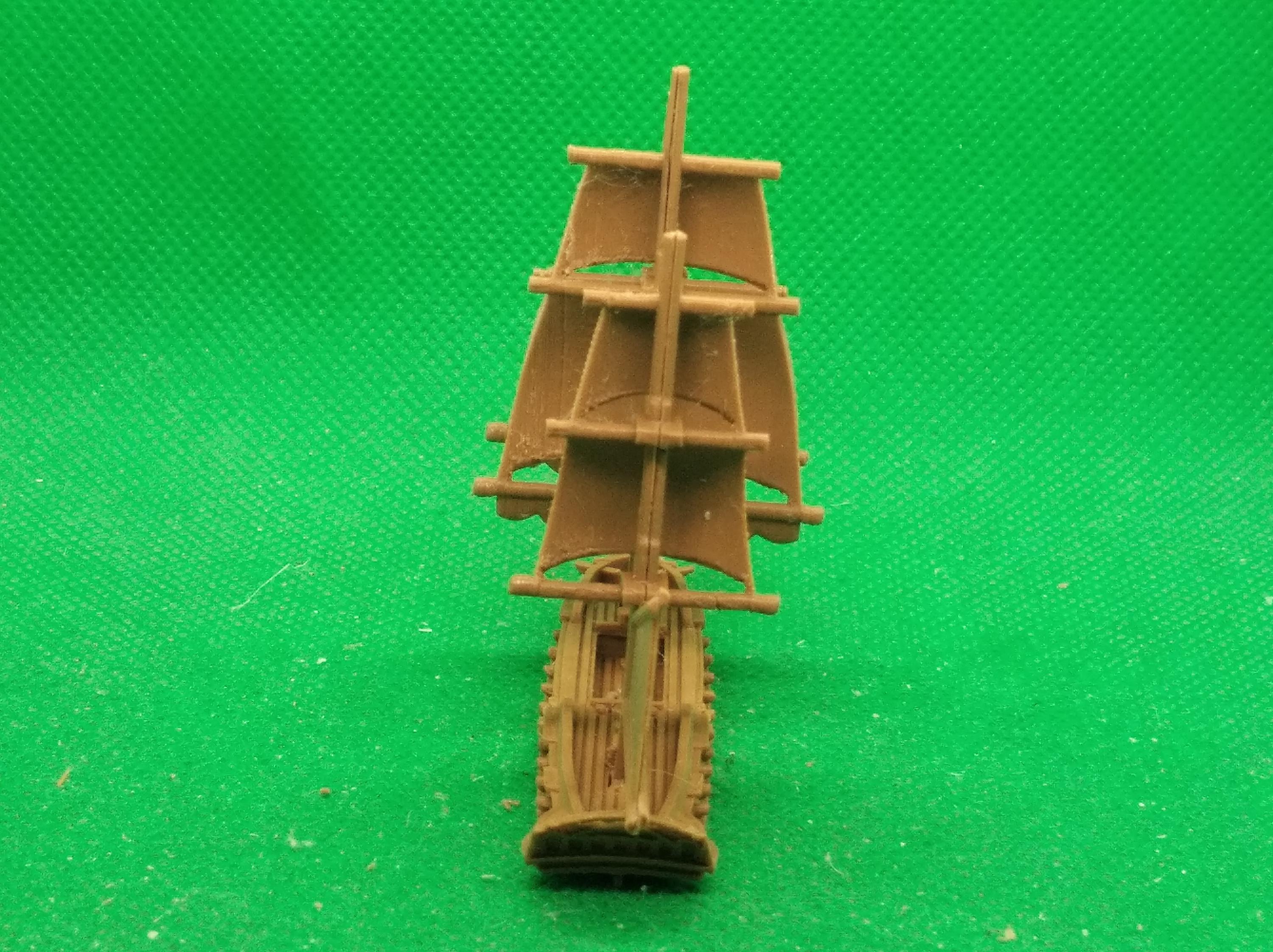 1/700 Scale HMS Pandora Post Ship (24-gun), 6th Rate Post Ship, Black ...
