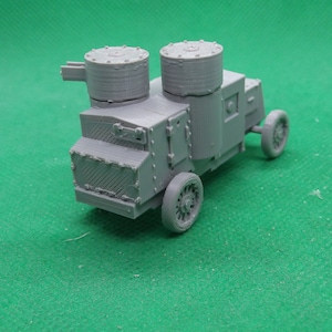1/72 Scale Russian Austin-putilov Armored Car, Russian Civil War, 3D ...