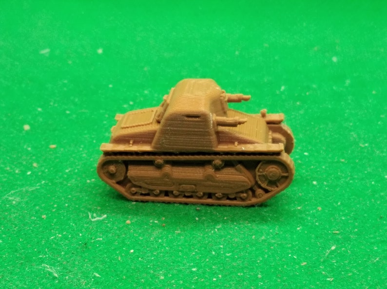 1/72 Scale French Renault DAF 1B One-man Tank Project, World War Two ...