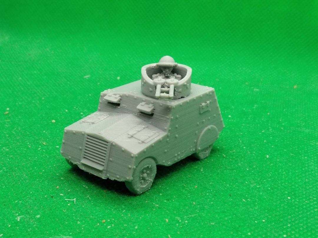 1/56 Scale British Beaverette Mk III Armored Car, World War Two, WW 2 ...