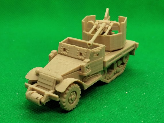 1/72 Scale United States M15 Half-track Self-propelled - Etsy