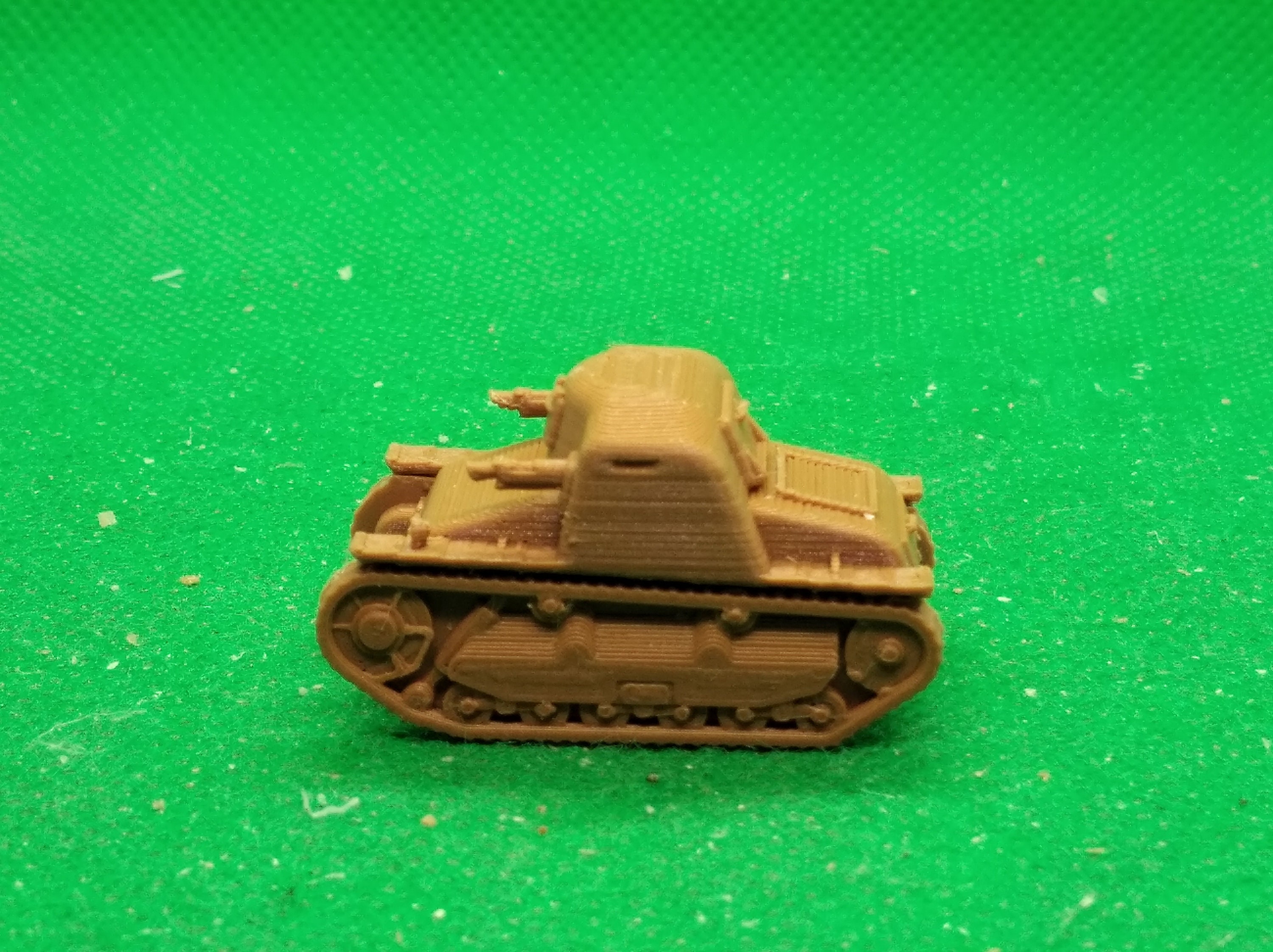 1/72 Scale French Renault DAF 1B One-man Tank Project, World War Two ...