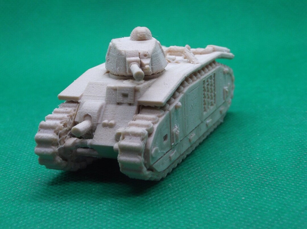 1/72 Scale French Char B1bis Medium Tank (APX Turret With SA35 Gun ...