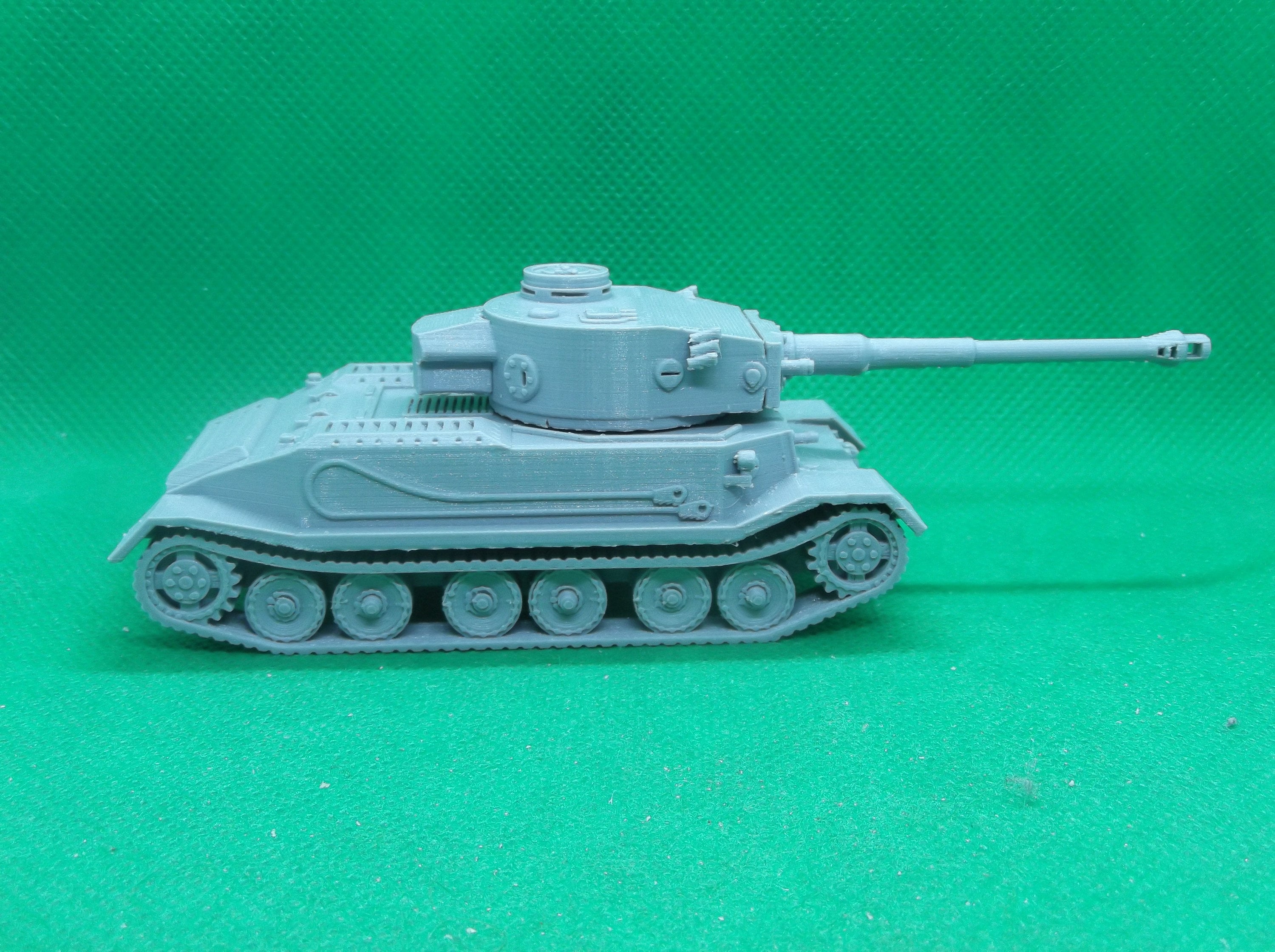 1/72 Scale German Tiger P porche Heavy Tank World War Two | Etsy