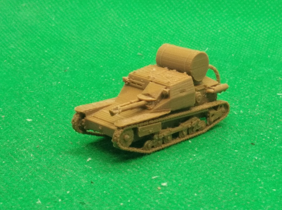 1/72 Scale Italian CV33 LF Compacto Flame Thrower Tankette (drum ...