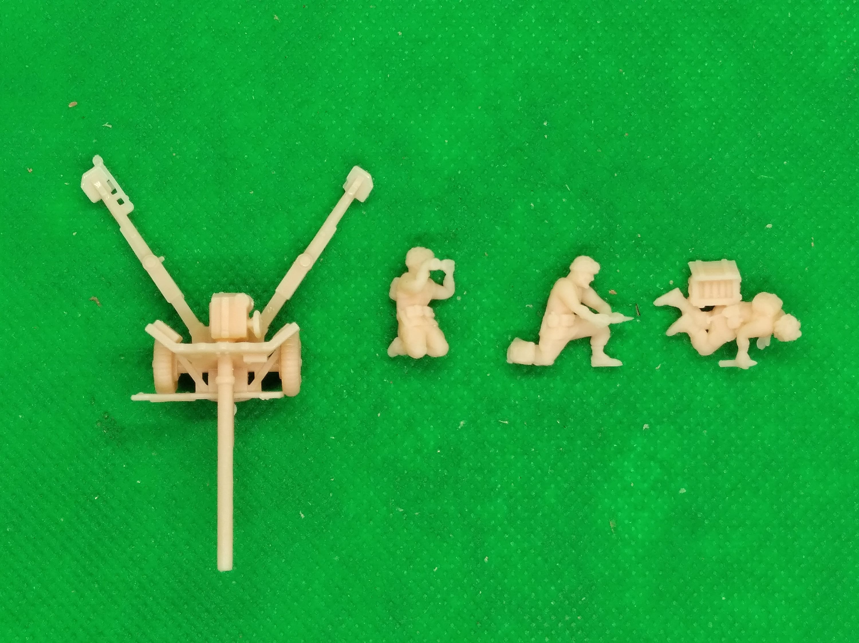 1/72 Scale US Paratroopers 57mm Anti-tank Gun M1 With Crew | Etsy