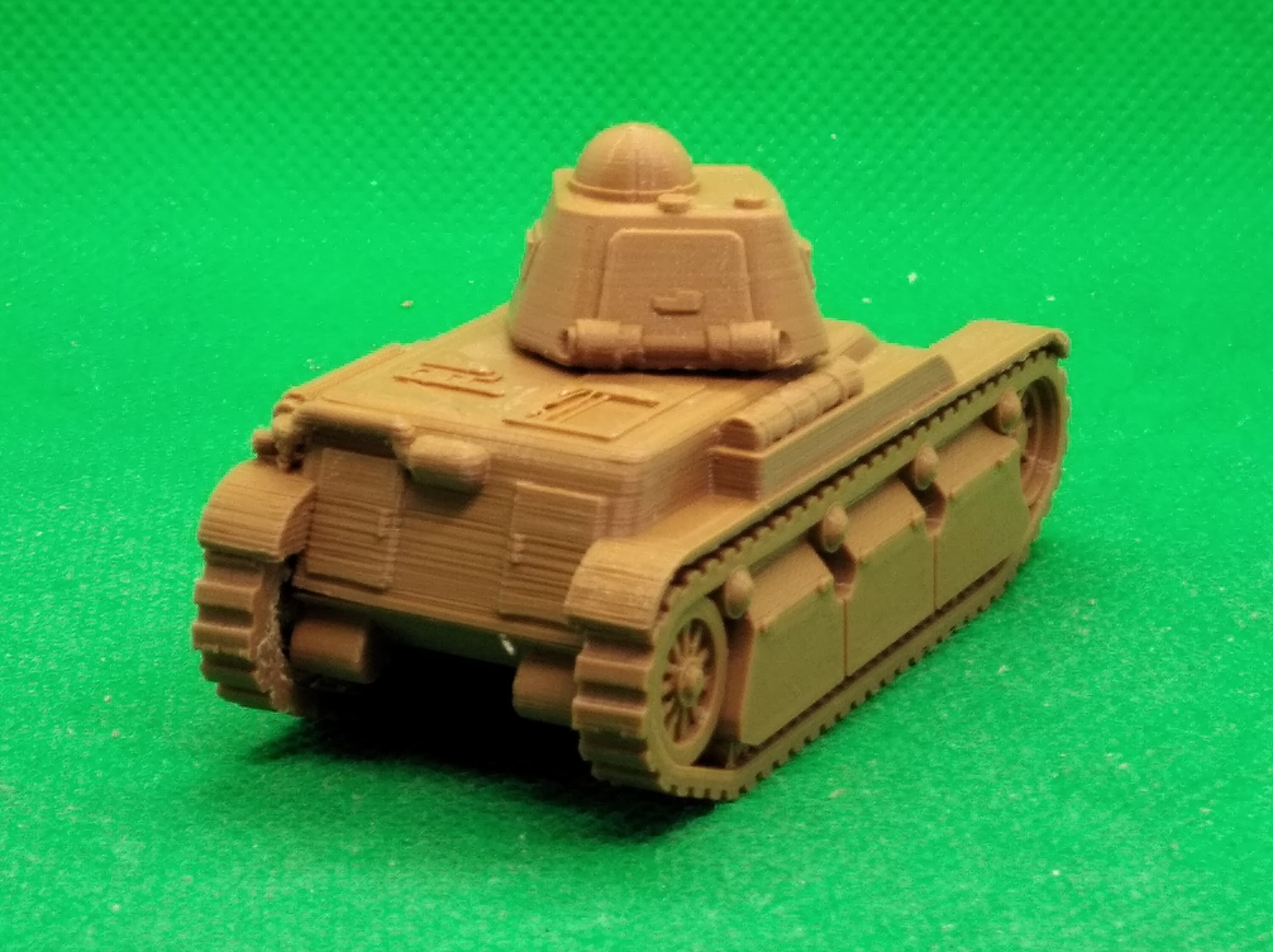 1/56 Scale French Renault R40 Light Tank SA 18 Gun World - Etsy