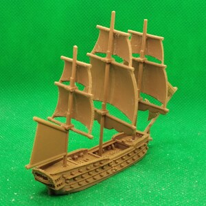 1/700 Scale HMS Augusta (64-gun), 3rd Rate, Suitable for Black Seas ...
