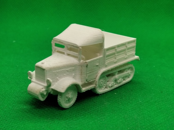 1/72 Scale French Unic P107 Half Track Artillery Tractor - Etsy