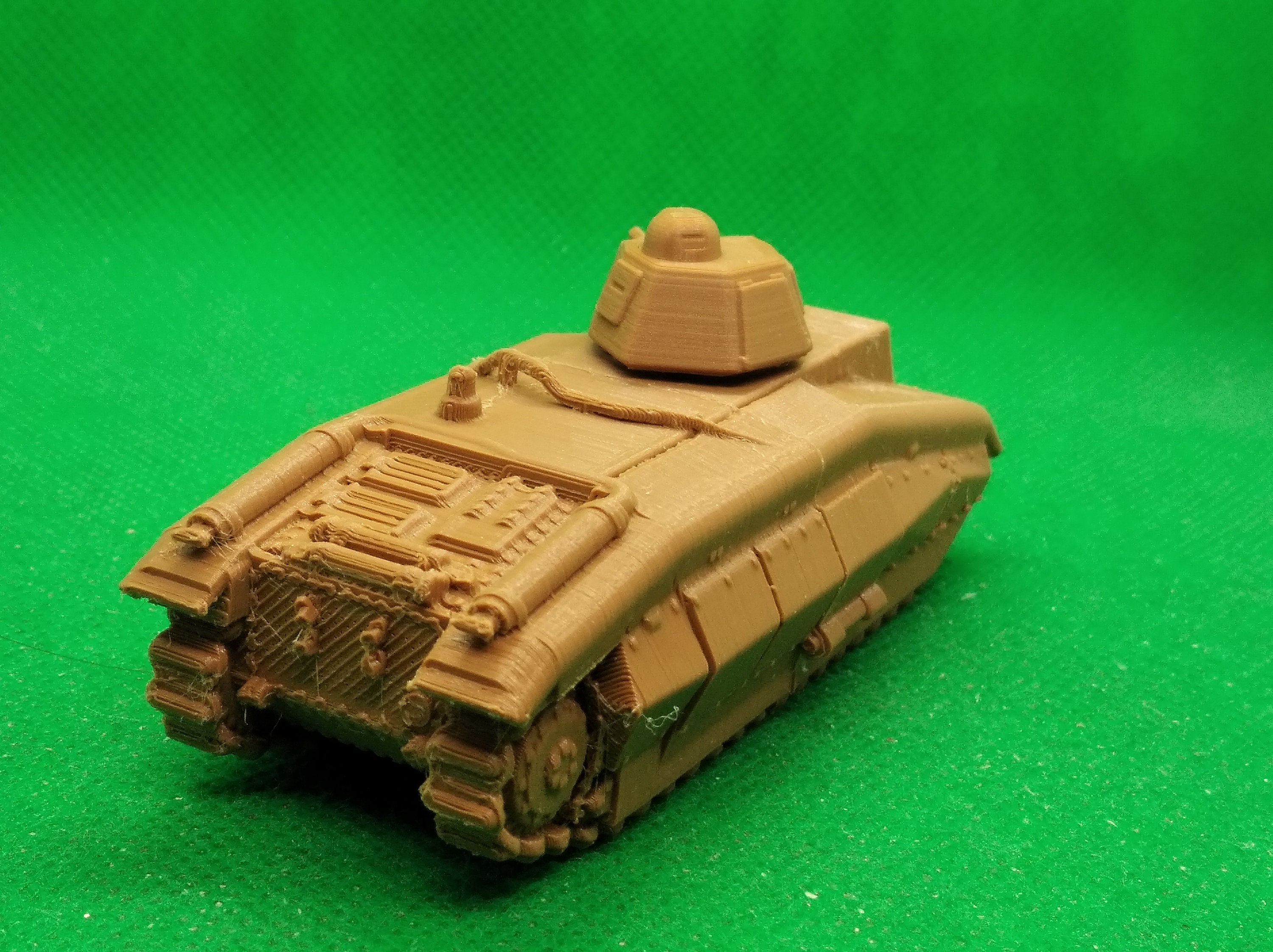 1/72 Scale French Char B1ter Medium Tank Prototype (APX Turret With ...