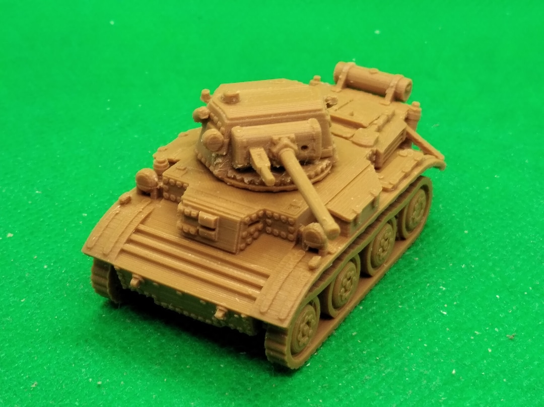1/72 Scale British Light Tank Mk VII Tetrarch airborne Tank, World War ...