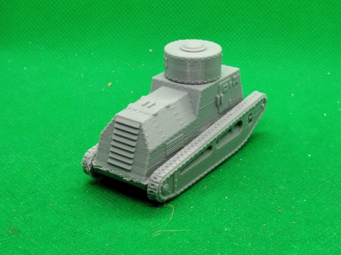 1/72 Scale German Lk.iii Light Tank Project 37mm Gun Turret - Etsy