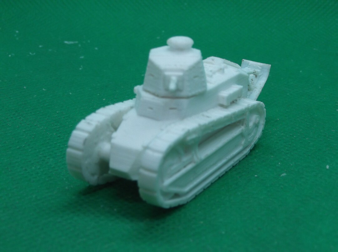 1/72 Scale French Renault FT Light Tank With Hotchkiss Armed Octagonal ...