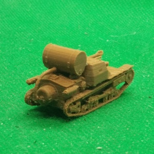 1/72 Scale Italian CV33 LF Compacto Flame Thrower Tankette (drum ...