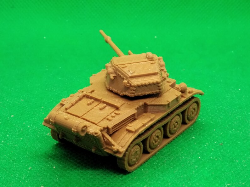 1/72 Scale British Light Tank Mk VII Tetrarch With Littlejohn - Etsy