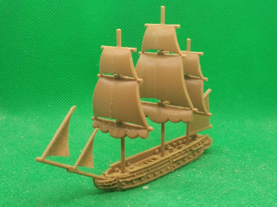 1/700 Scale USS New York Frigate (36-gun), 5th Rate, Black Seas, XVIII ...