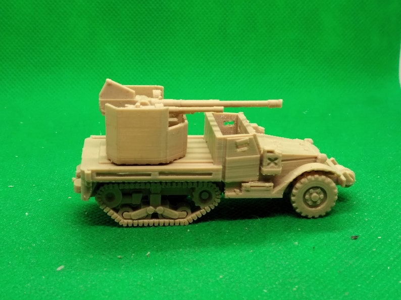 1/72 Scale United States M15 Half-track Self-propelled - Etsy