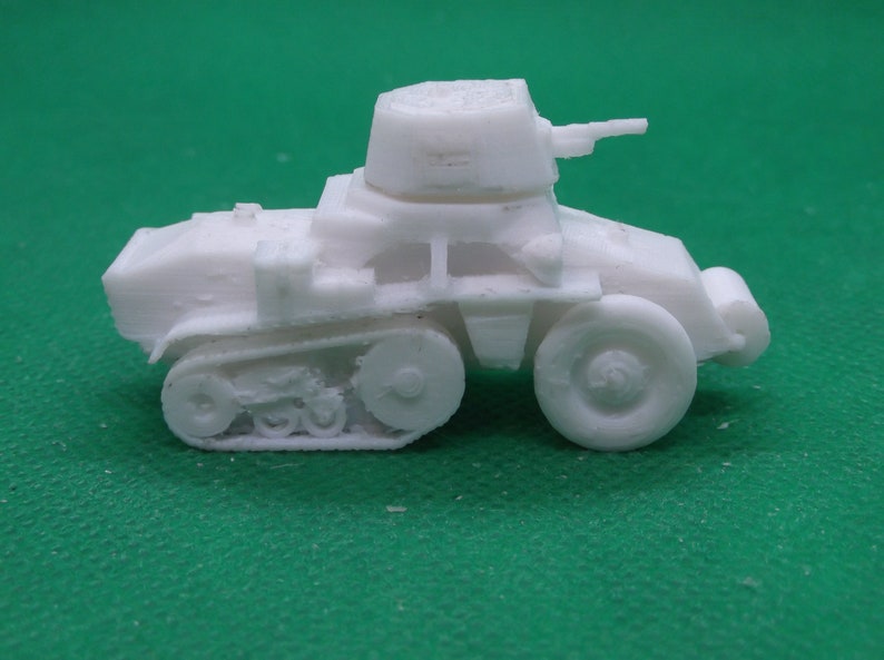 1/72 Scale French AMR Citroen-kégresse P28 Armored Car, World War Two ...