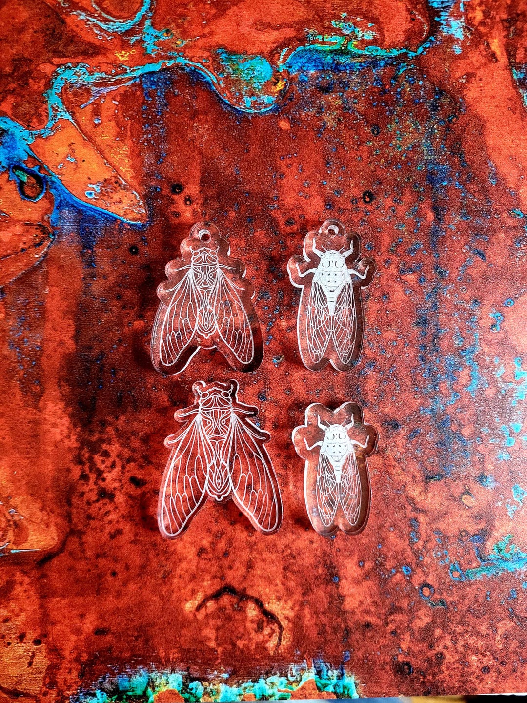 Bug Mold, Cicada Mold, Insect Mold, Dog Tag Mold, Silicone Mold, Resin ...