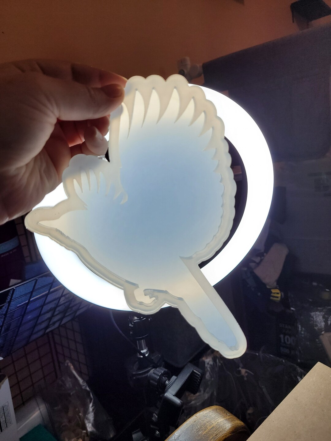 6.6 Inch, Bluejay Bird Mold, Bluejay Mold, Resin Mold, Flying Bird Mold ...