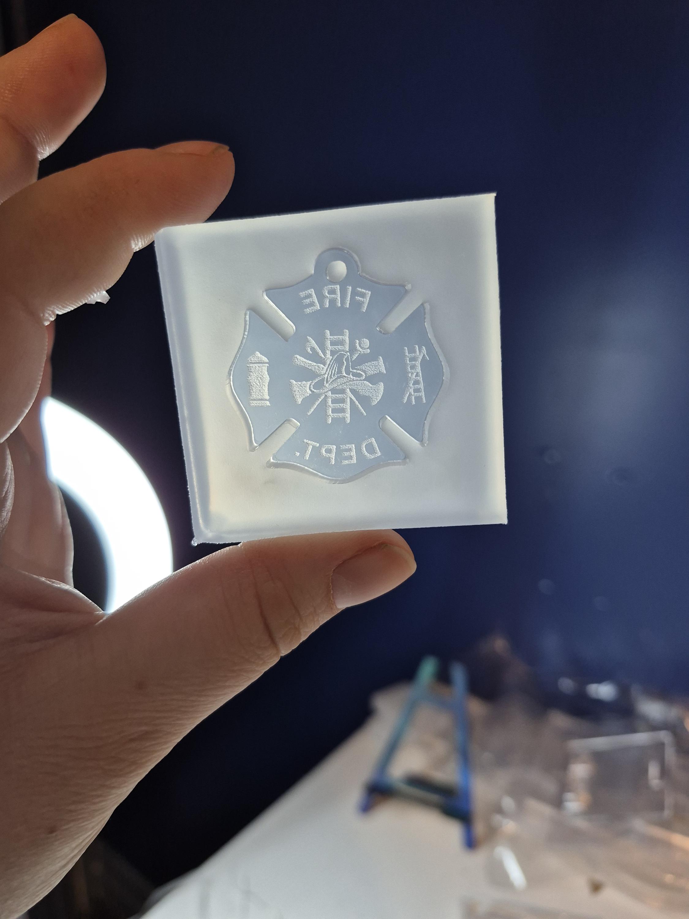 Fire Department Mold, Maltese Cross Mold, Resin Mold, Crafting Mold ...