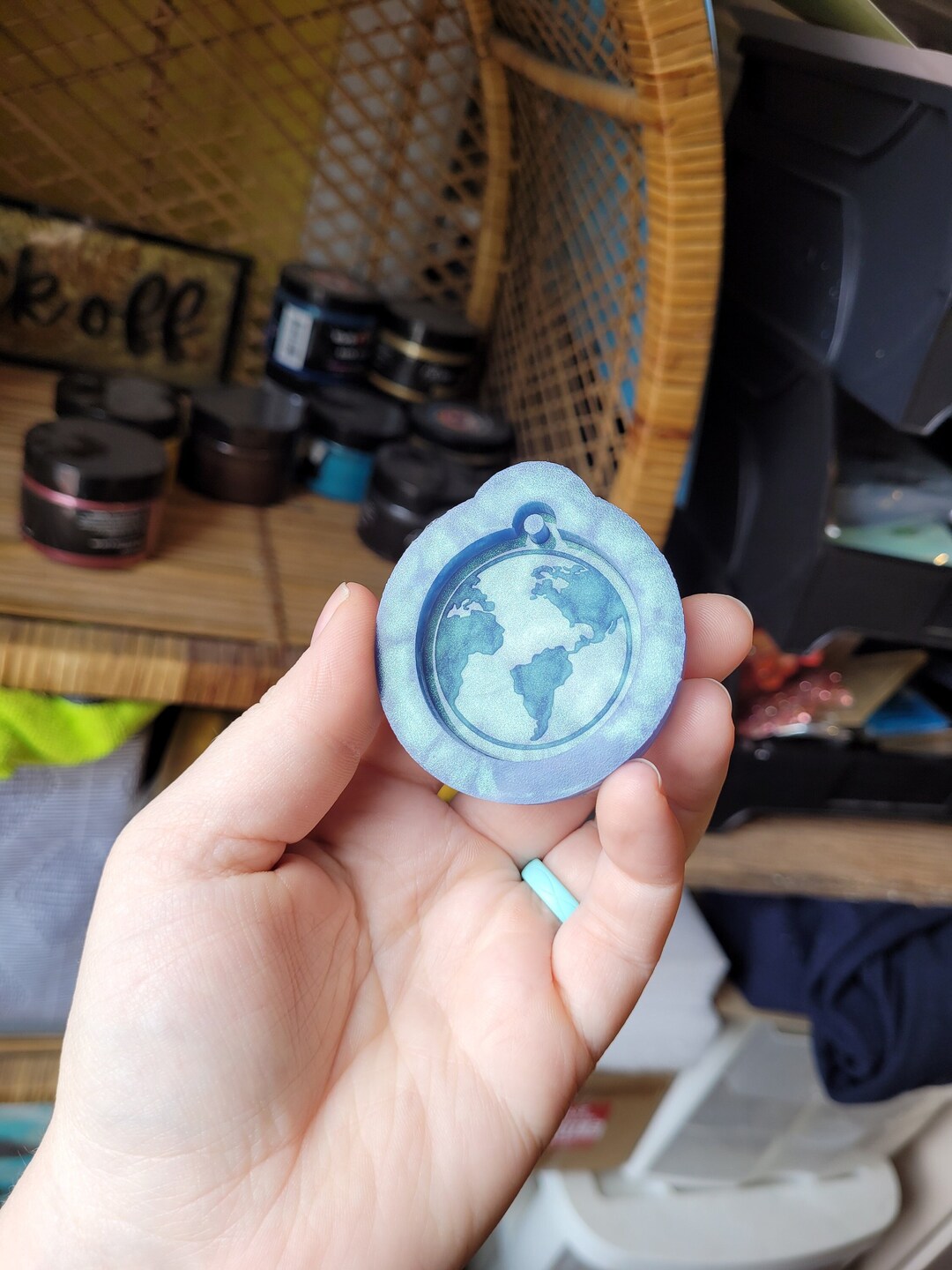 1.7 Inch, Earth Mold, World Mold, Geographic Mold, Map Mold, Continent ...