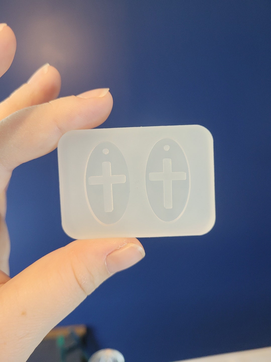 1.25 Inch, Cross Earring Mold, Cross Mold, Religious Earring Mold ...