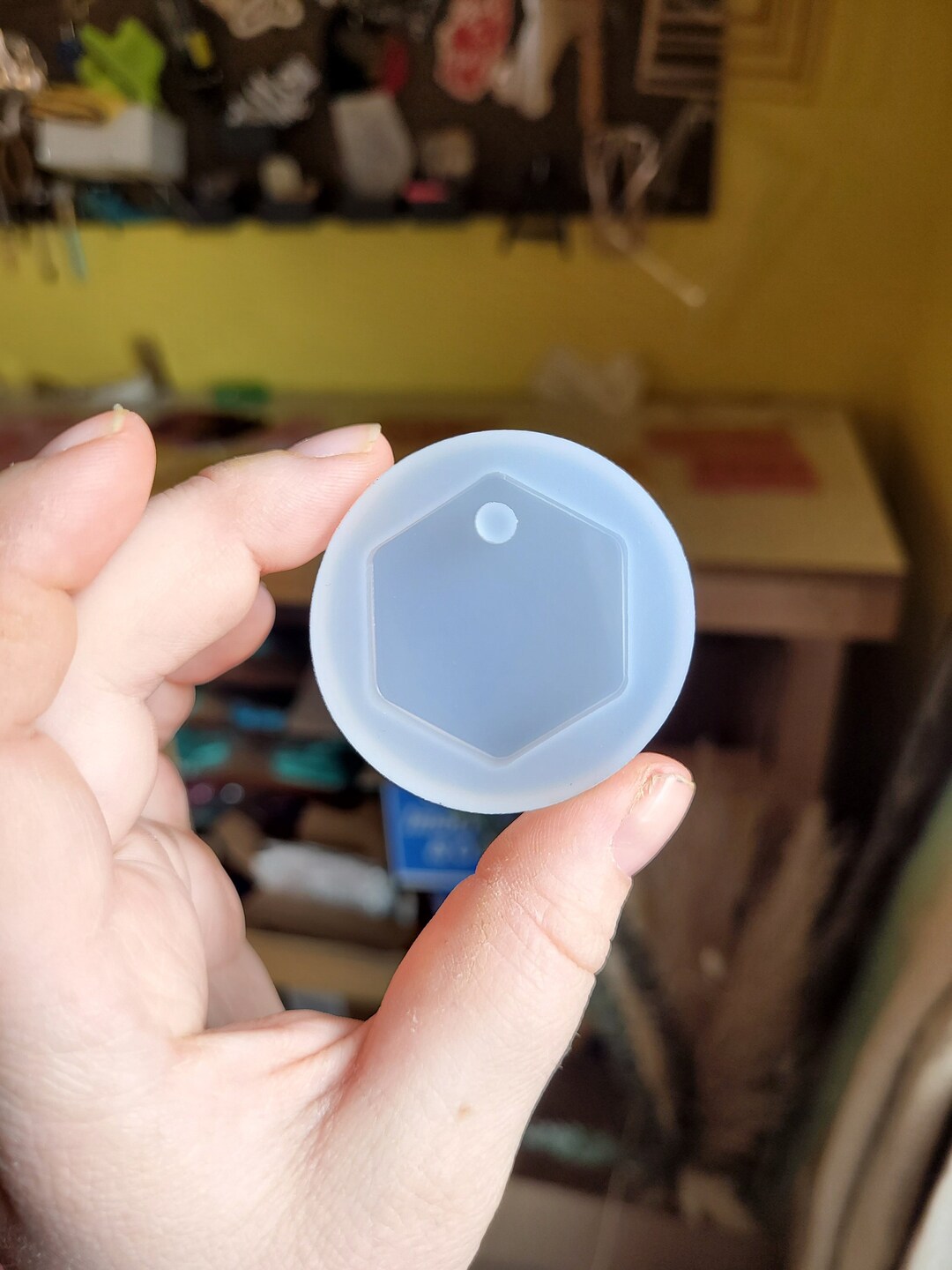 Hexagon Mold, Hexagon Tag Mold, Tag Mold, Shape Mold, Dog Tag Mold ...