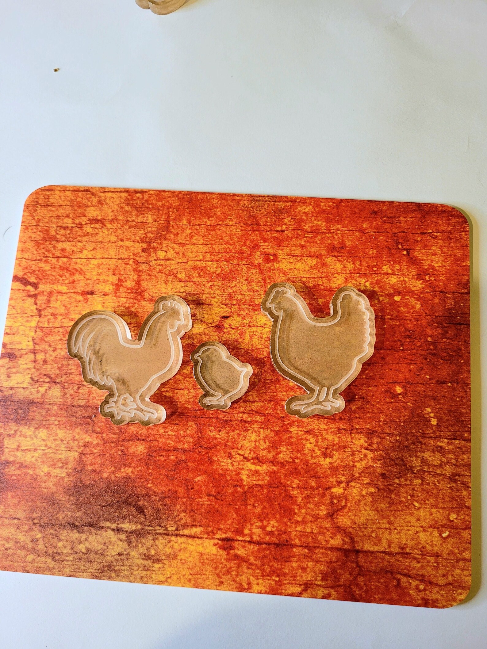 Chicken Mold, Pet Mold, Silicone Mold, Resin Mold, Rooster Mold, Craft ...
