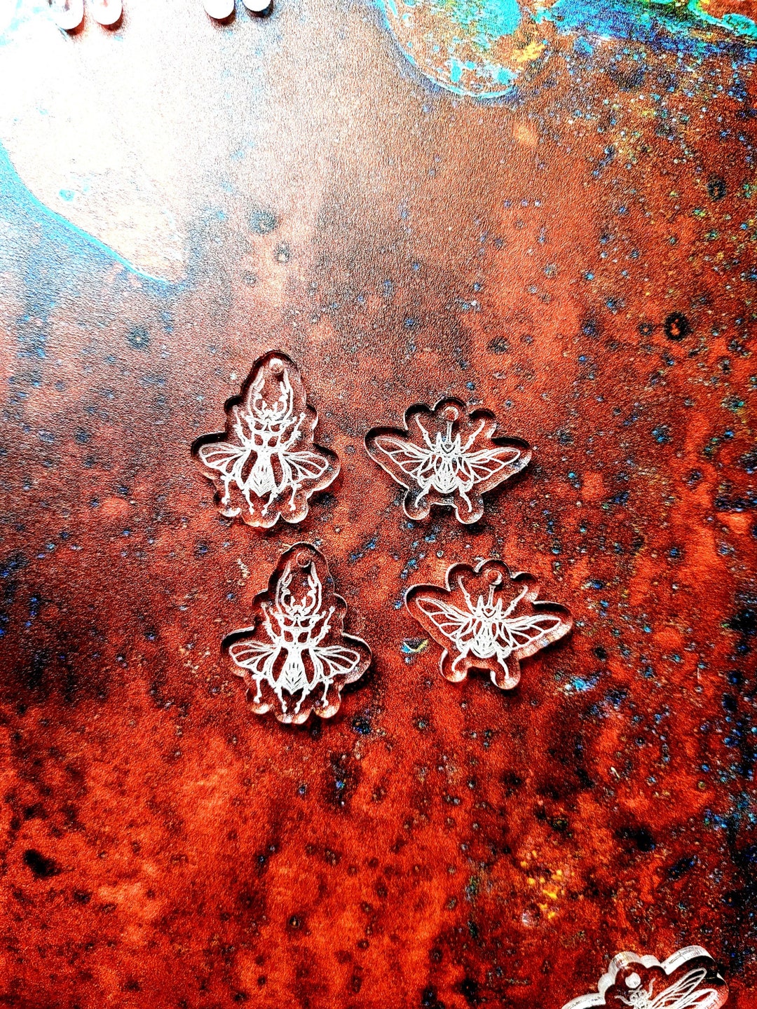 1 Inch, Beetle Earring Mold, Scarab Beetle Earring Mold, Silicone ...