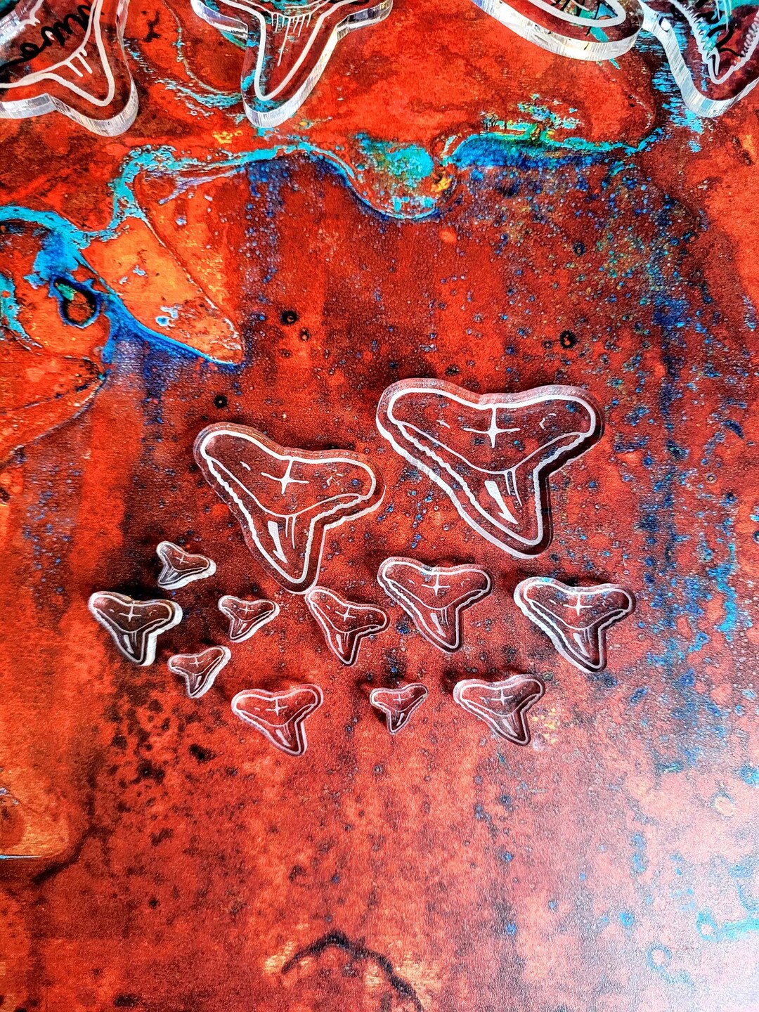 Reef Shark Tooth Mold, Shark Teeth Mold, Shark Mold, Resin Mold, Mold ...