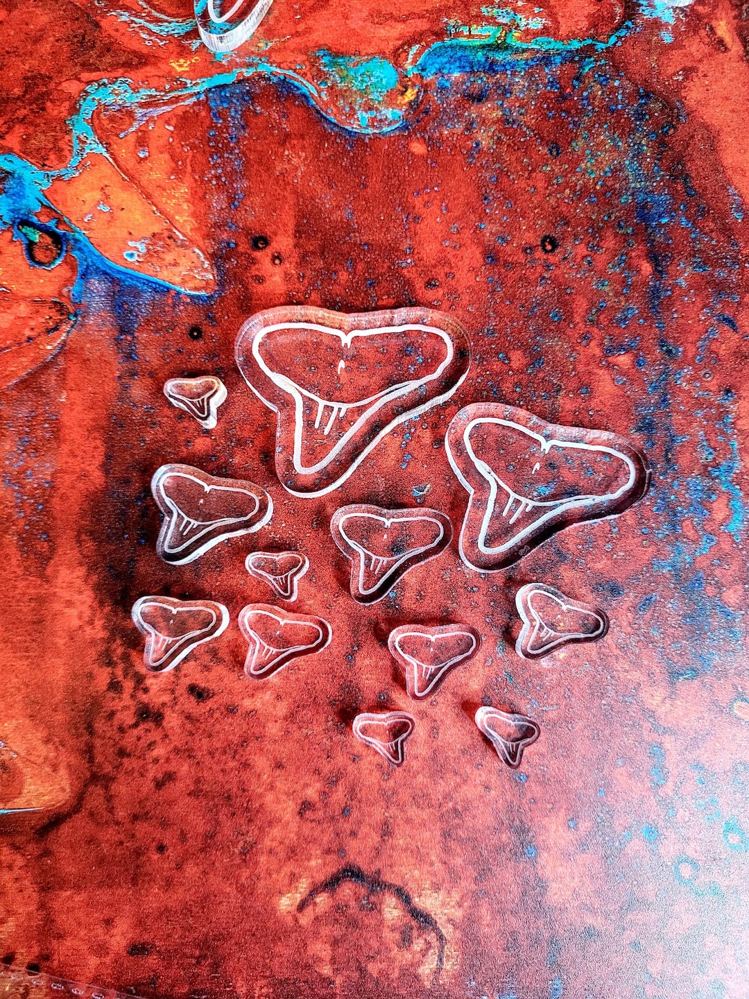 Hammerhead Shark Tooth Mold, Shark Teeth Mold, Shark Mold, Resin Mold ...