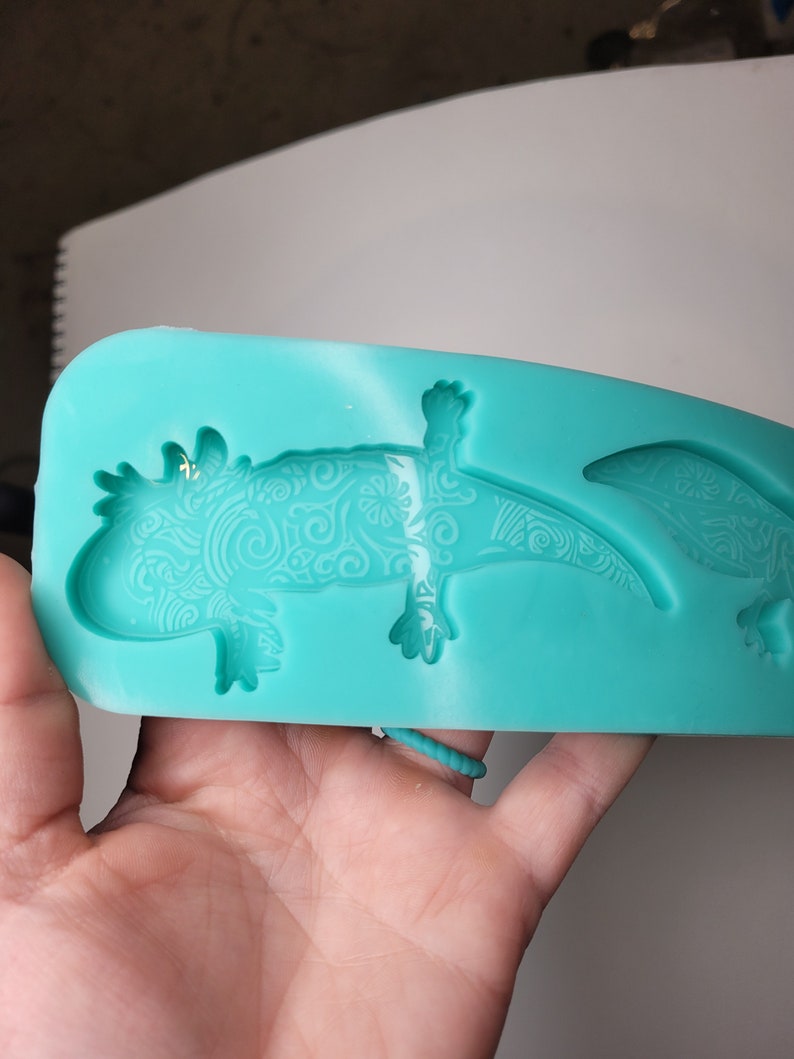 Axolotl Pair Mold Axolotl Mold Amphibian Mold Resin Mold - Etsy