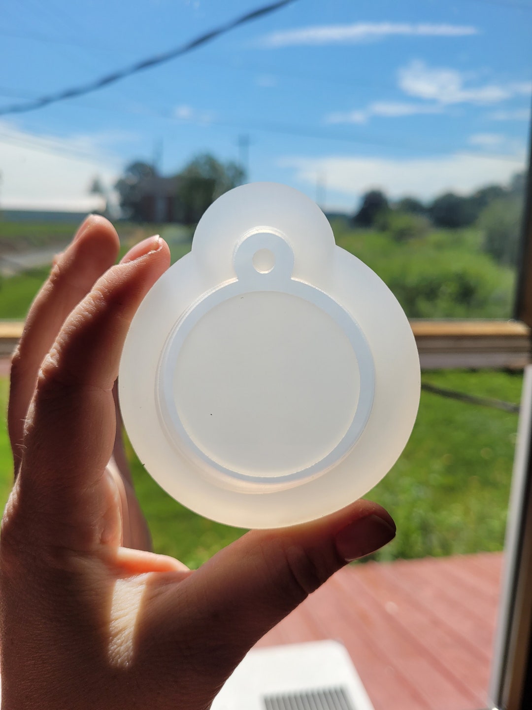 2.5 Inch, Shaker Mold, Circle Tag Mold, Tag Mold, Shape Mold, Dog Tag ...