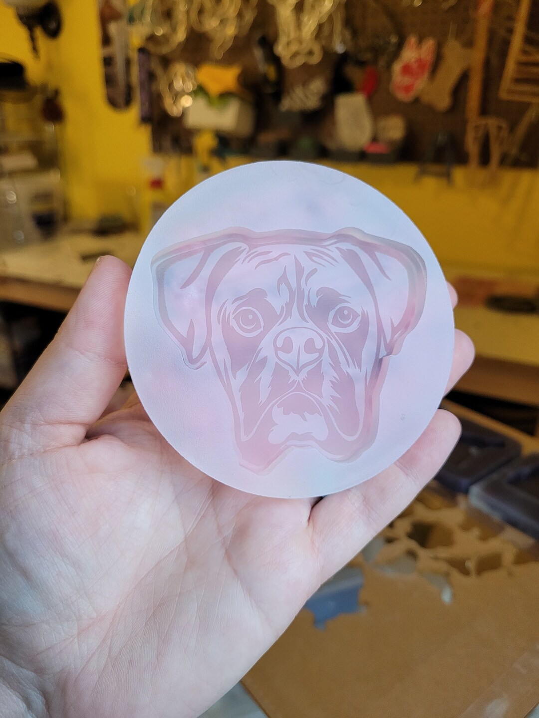 3 Inch, Boxer Mold, Dog Mold, Puppy Mold, Silicone Mold, Resin Mold ...