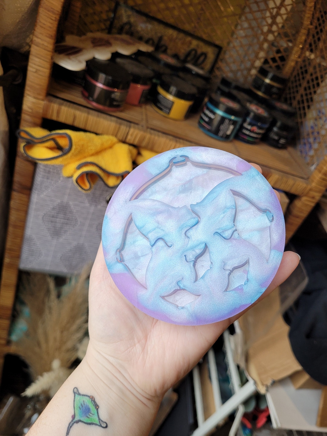 Stingray Pallet Mold, Resin Mold, Mold, Craft Mold, Stingray Mold ...