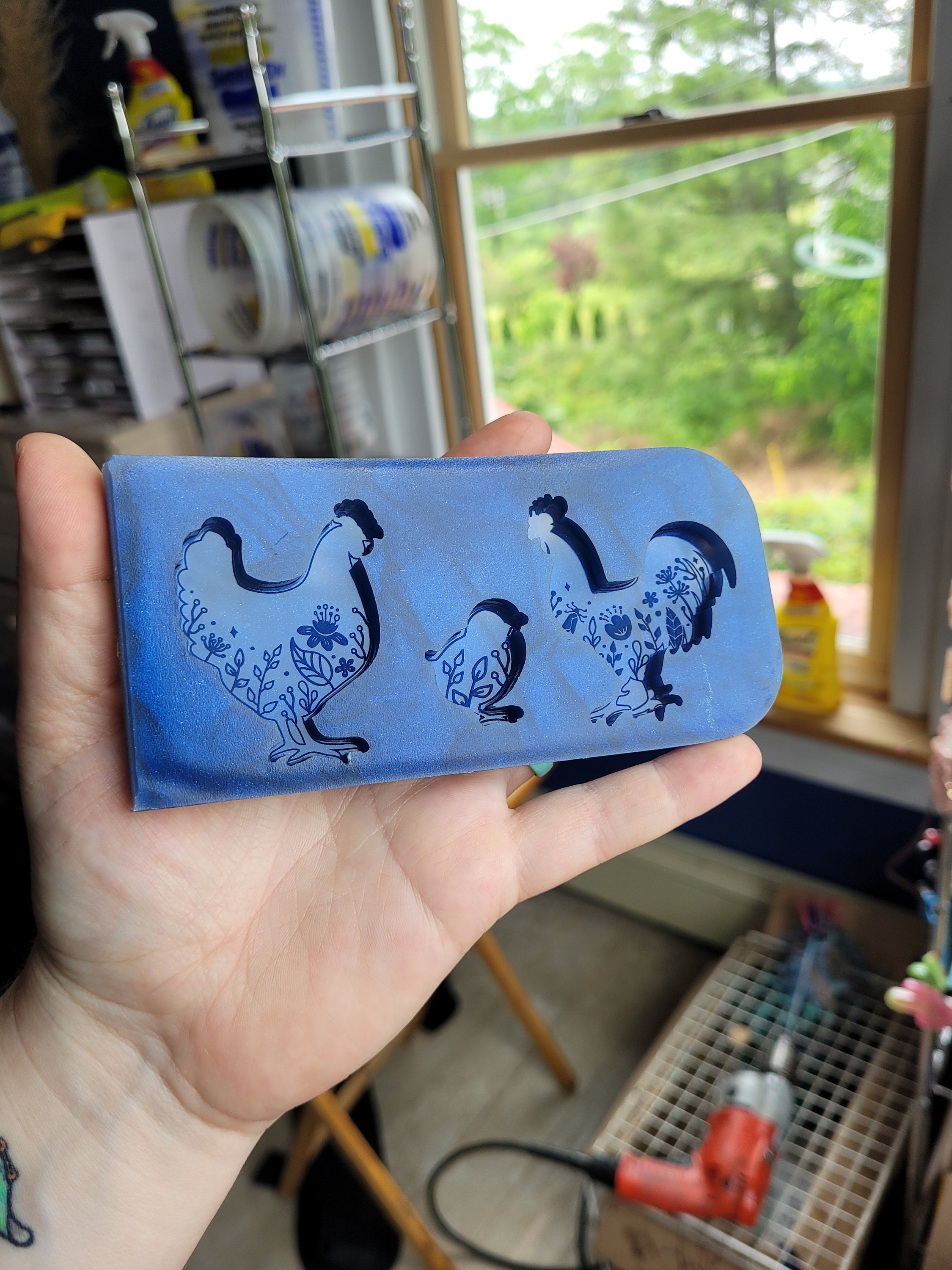 Chicken Mold, Silicone Mold, Mold, Resin Mold, Rooster Mold, Craft Mold ...