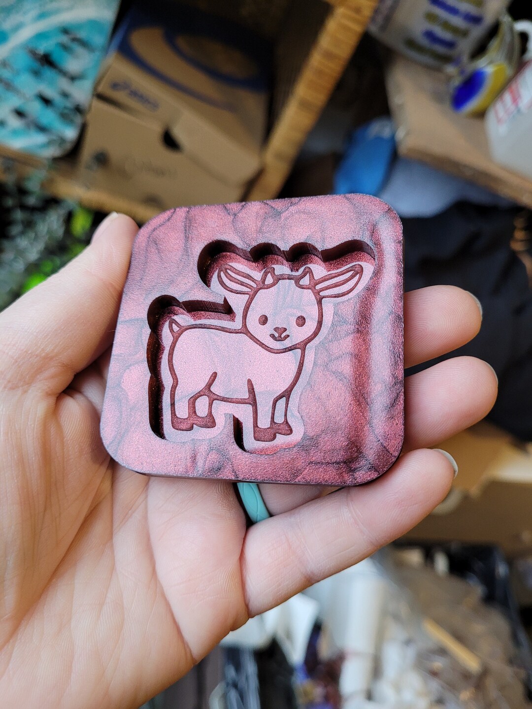 Goat Mold, Silicone Mold, Mold, Resin Mold, Farm Animal Mold, Animal ...